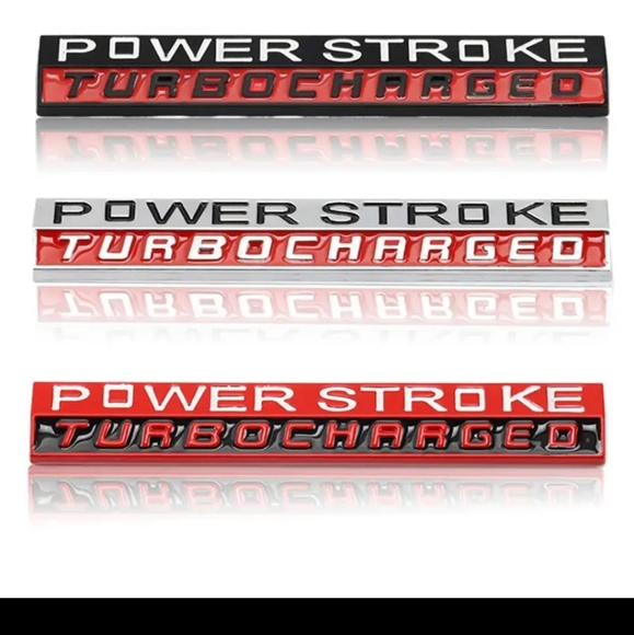 Car Audio, Video & GPS | New Powerstroke Emblem Adhesive Backing Many ...